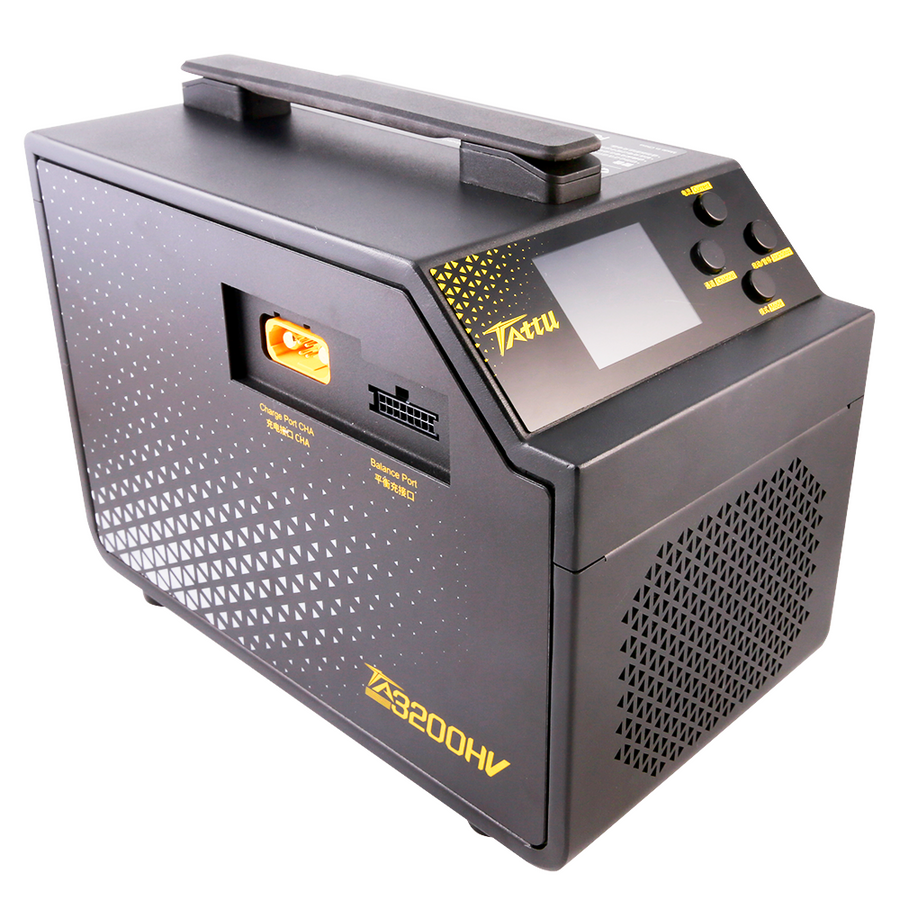 Tattu TA3200HV Dual-channel smart charger for 6S-14S and HV packs ...