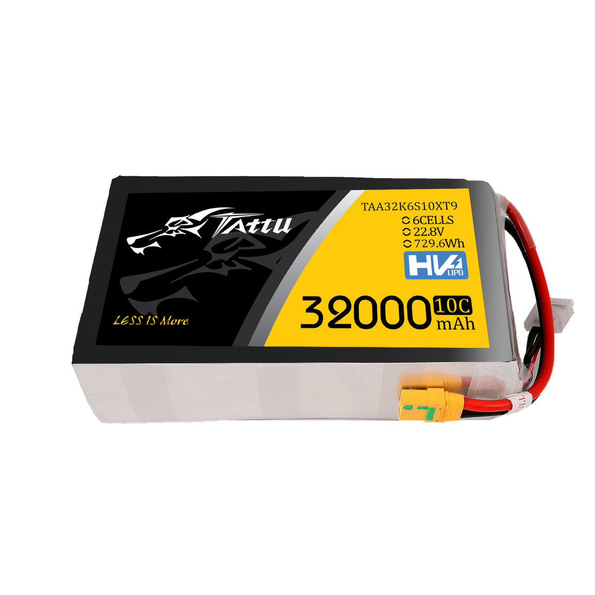 Tattu 32000mAh 22.8V 10C 6S1P HV High Voltage Lipo Battery Pack With X ...